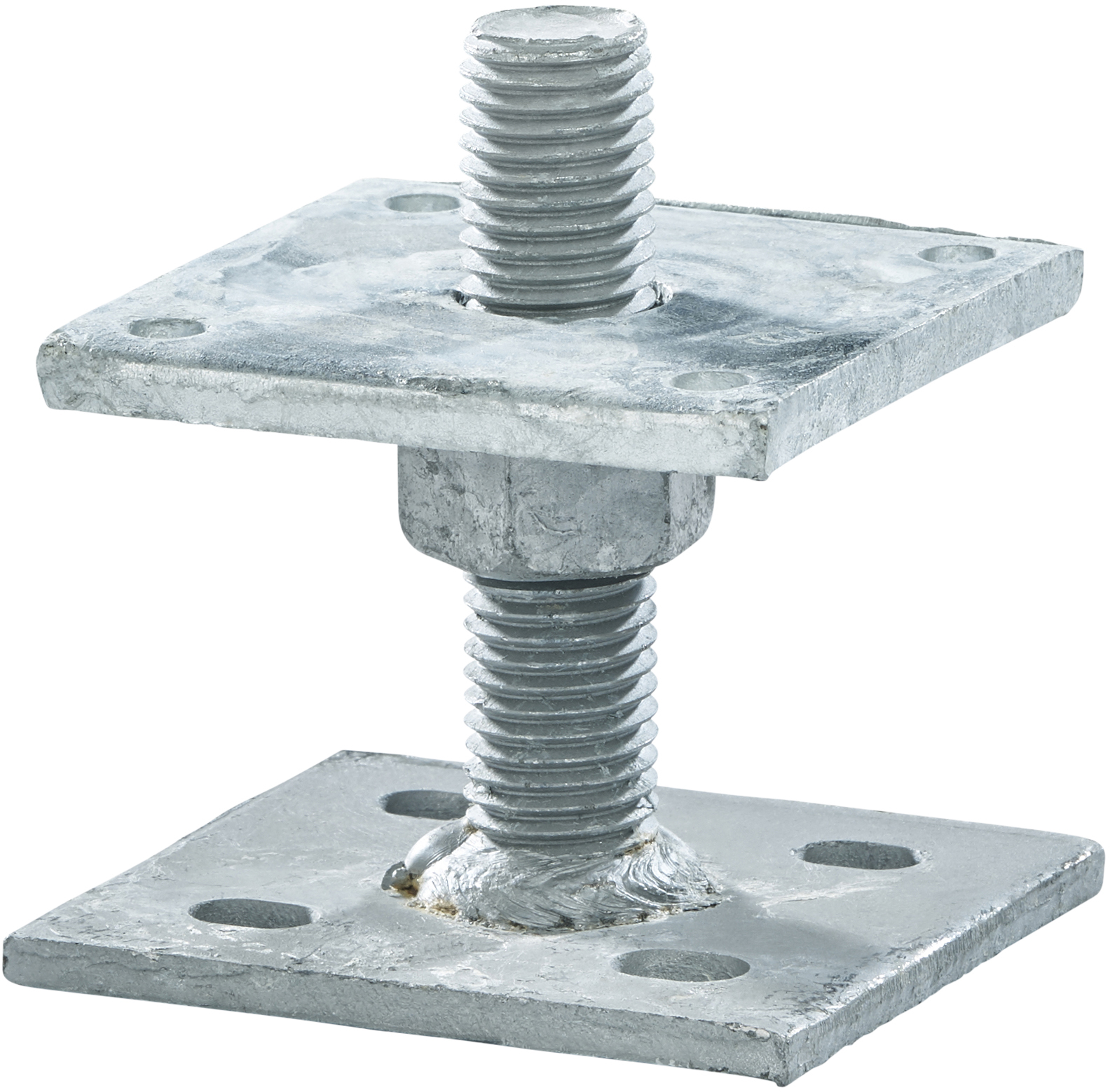 Stolpsko med platta-justerbar i höjdled - Joma